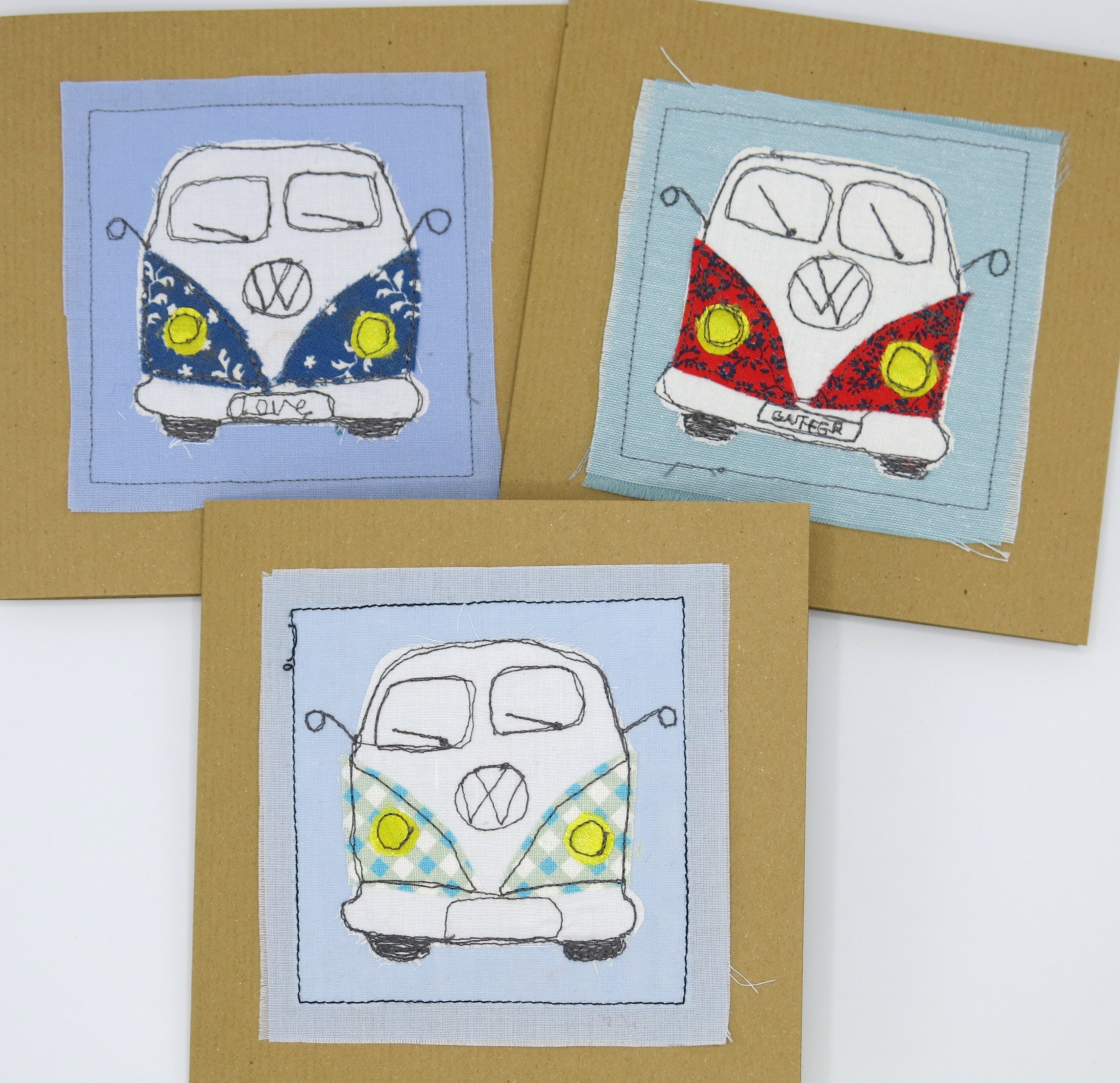 Vw Camper Van Greeting Card Uk Seller - Etsy