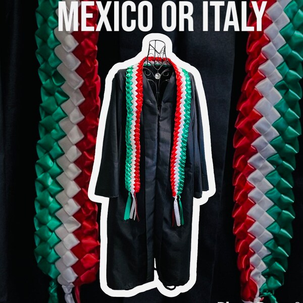 Ribbon Lei Mexican Flag - Etsy