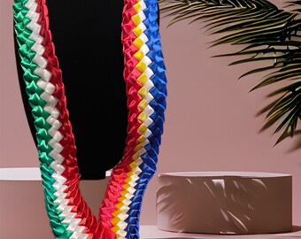 Personalized Philippine Mexican Graduation Lei Philippines - Etsy