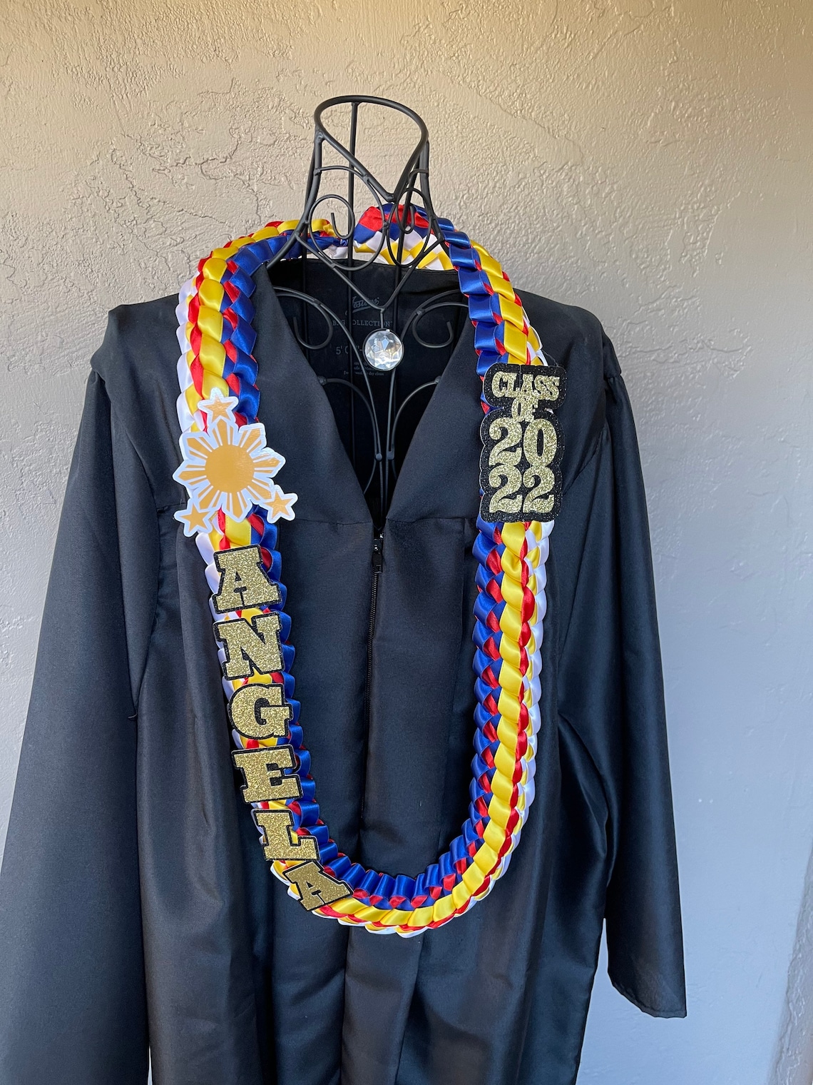 Personalized Philippines Graduation Lei Philippines - Etsy