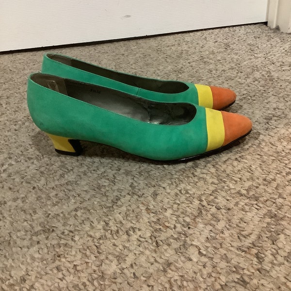 Colorblock Shoes - Etsy