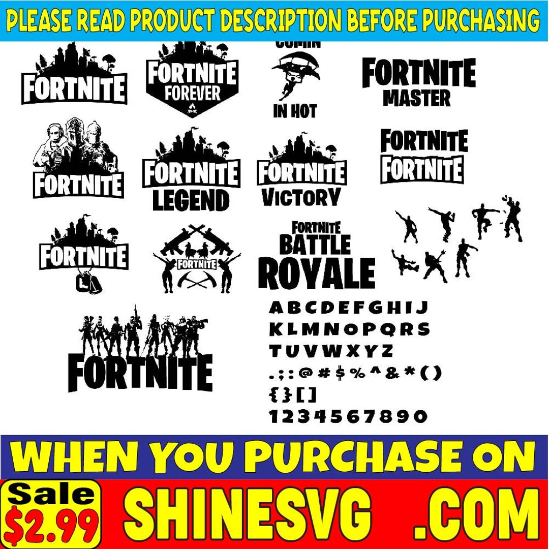 Bundle 57 Files F-nite Gaming Svg, Bundle Fort Gaming Svg, F-nite ...