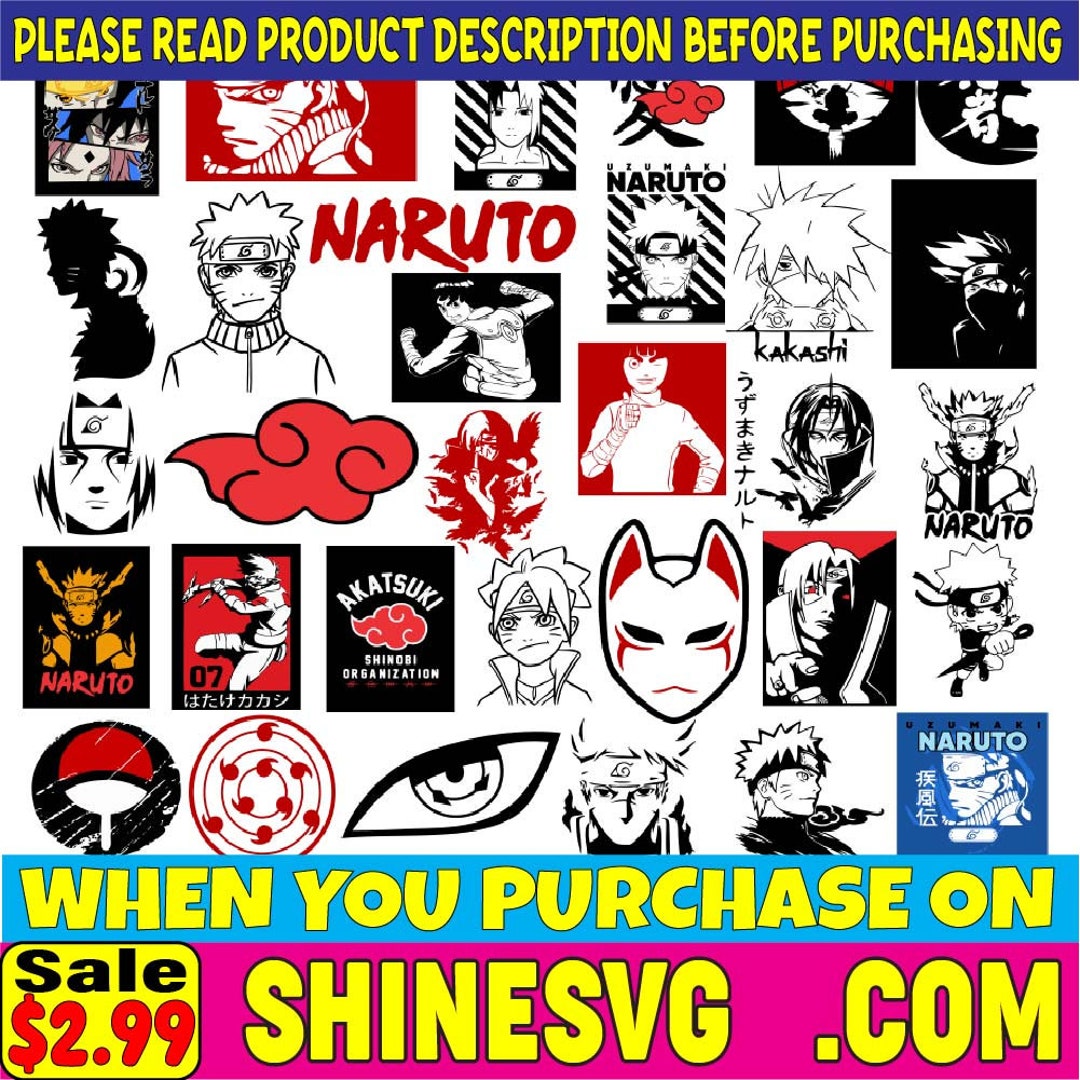 Bundle 33 Files Na-ruto Svg, Anime Svg, Cricut, Svg Files, Cut File ...