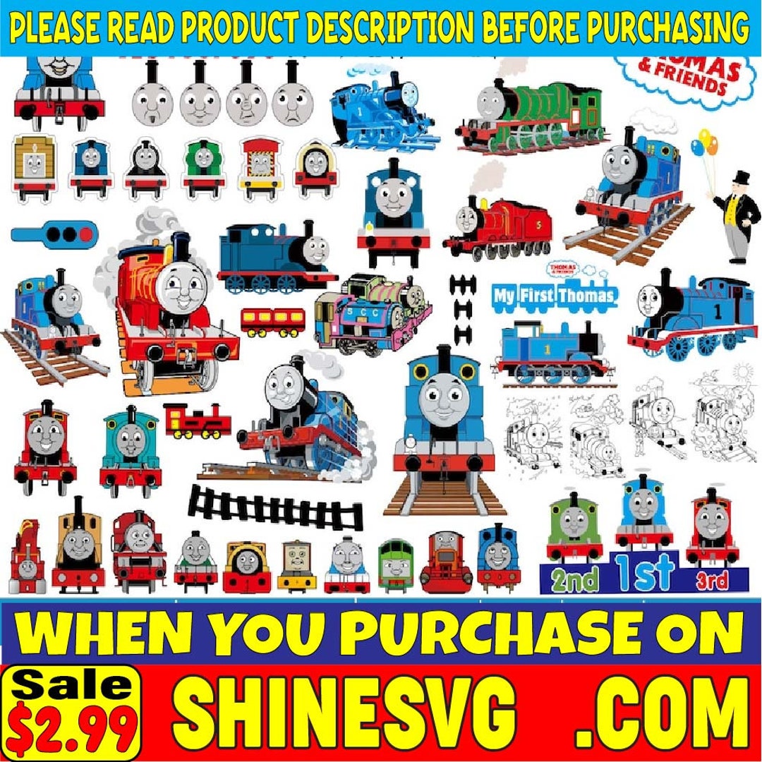 Thomas the Train Svg, Train Svg for Cricut, Thomas the Train Png ...