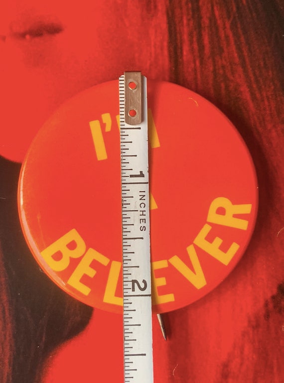 Original 60s vintage Monkees "I'm a Believer" metal p… - Gem