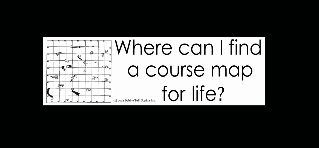 Dog Agility Car Magnet Where Can I Find Course Map for Life - Etsy