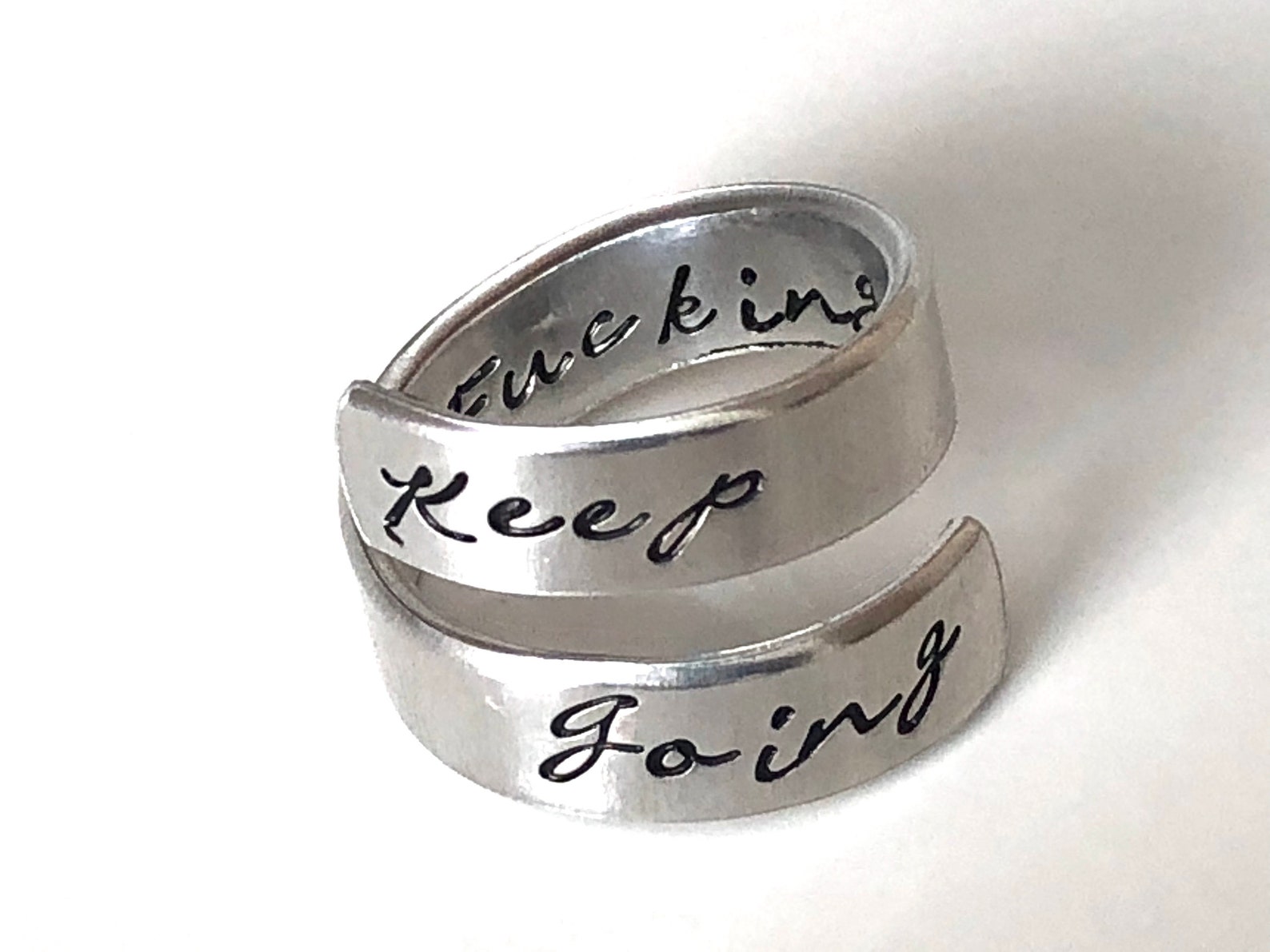 Keep Fcking Going Wrap Ring | Etsy