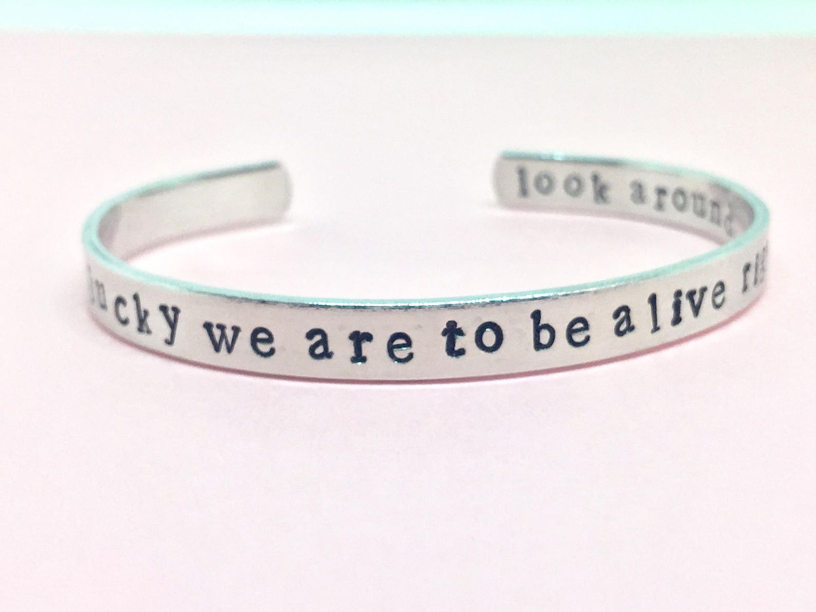 How Lucky We Are to Be Alive Look Around Hamilton Inspired | Etsy