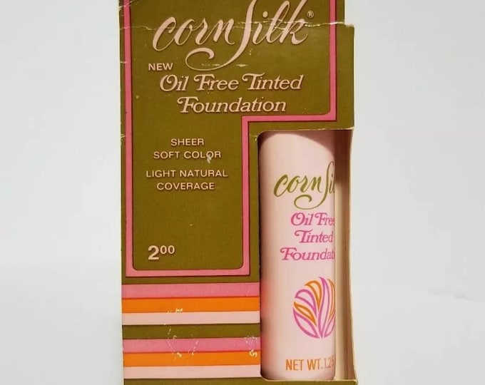 Vintage Cornsilk Oil Free Tinted Foundation New Old Stock 70s SEE ...