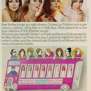Vintage Yardley Lipstick Mod Slicker Dollys Replacements Six New Old ...