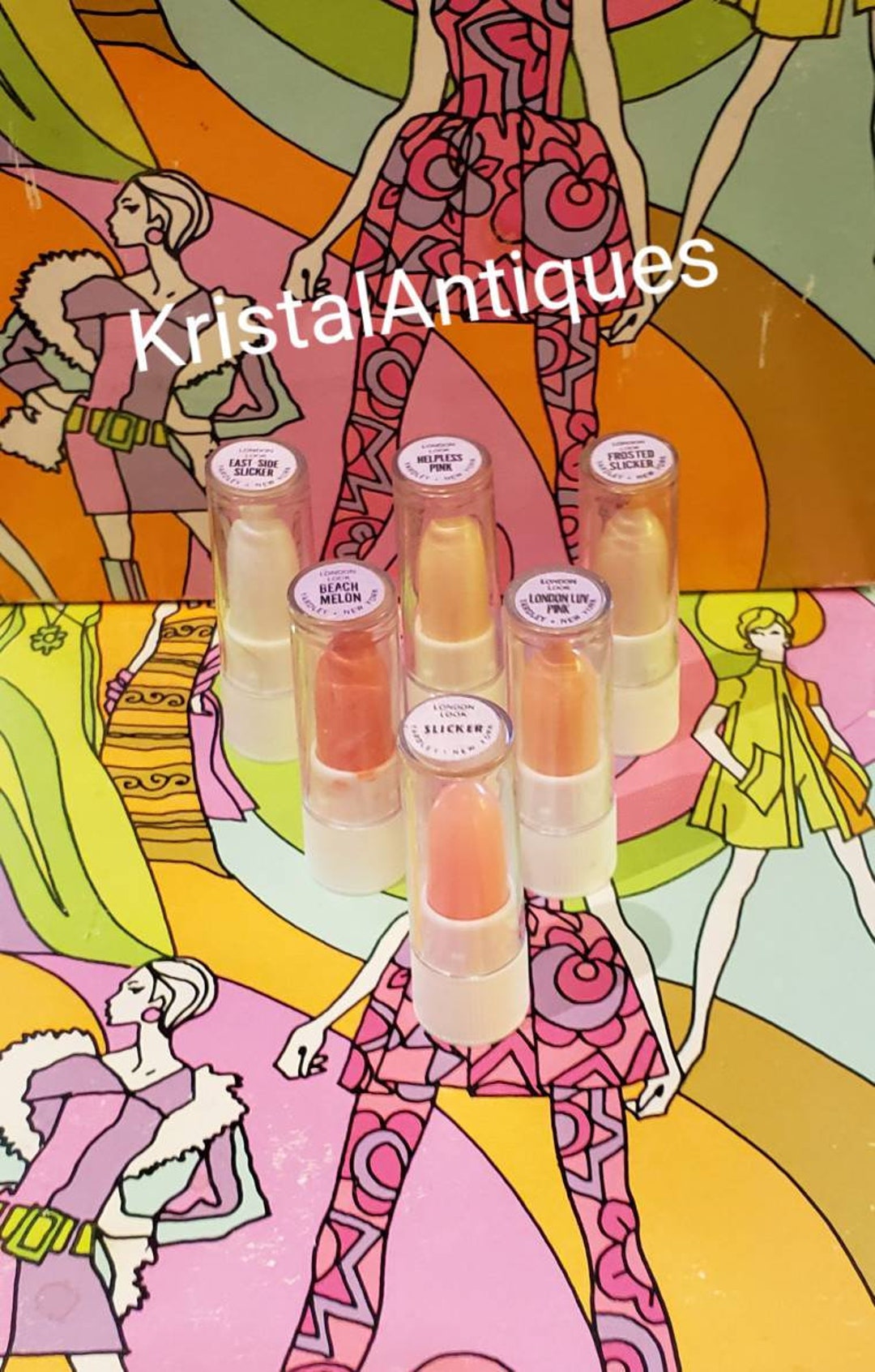 Vintage Yardley Lipstick Mod Slicker Dollys Replacements Six New Old ...