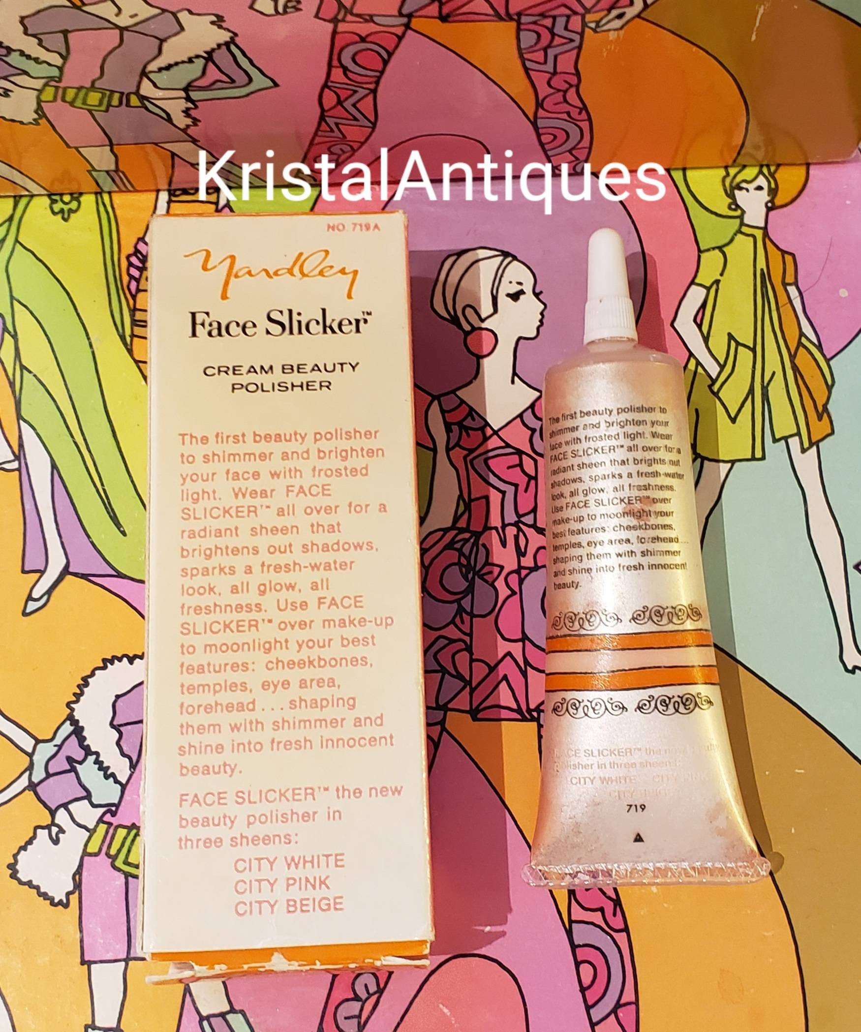 Vintage Yardley Mod Luminescent Face Slicker New Old Stock - Etsy