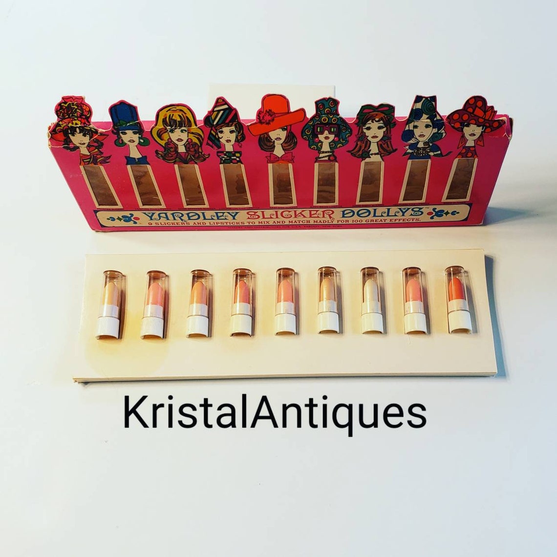 Vintage Yardley Lipstick Mod Slicker Dollys Replacements Six New Old ...