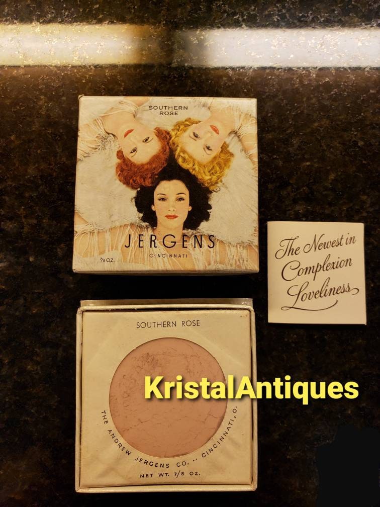 1940s Jergens Face Powder NOS New Old Stock Mint Vintage WWII - Etsy