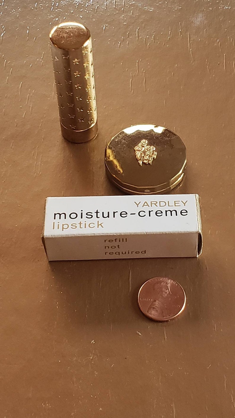 Vintage Yardley Lipstick and Rouge Mcm Atomic Stars New Old Stock 1950s ...