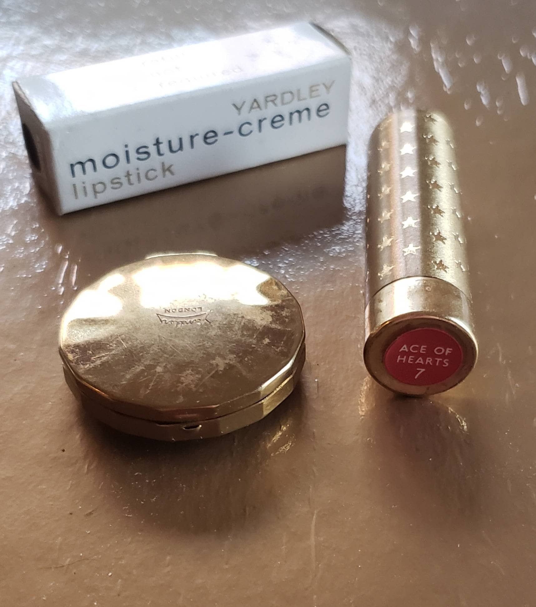 Vintage Yardley Lipstick and Rouge Mcm Atomic Stars New Old Stock 1950s ...
