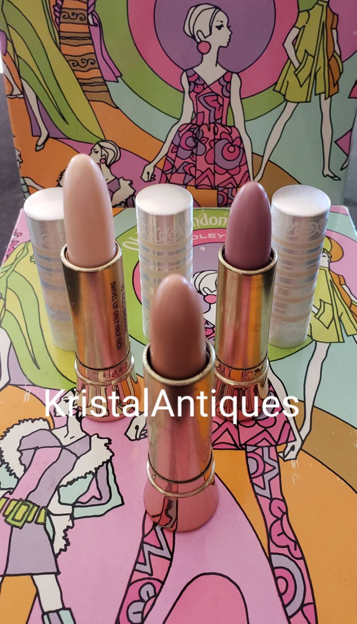 Vintage Yardley frosted lipstick trio The Poetry Collection | Etsy