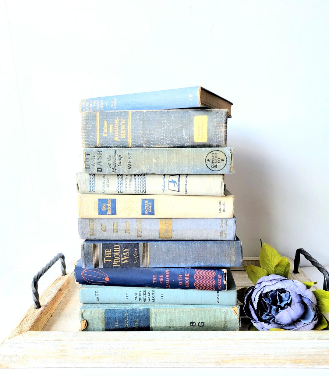 Slate Blue Books. Books by the Foot. Vintage Blue Books. Light Blue ...