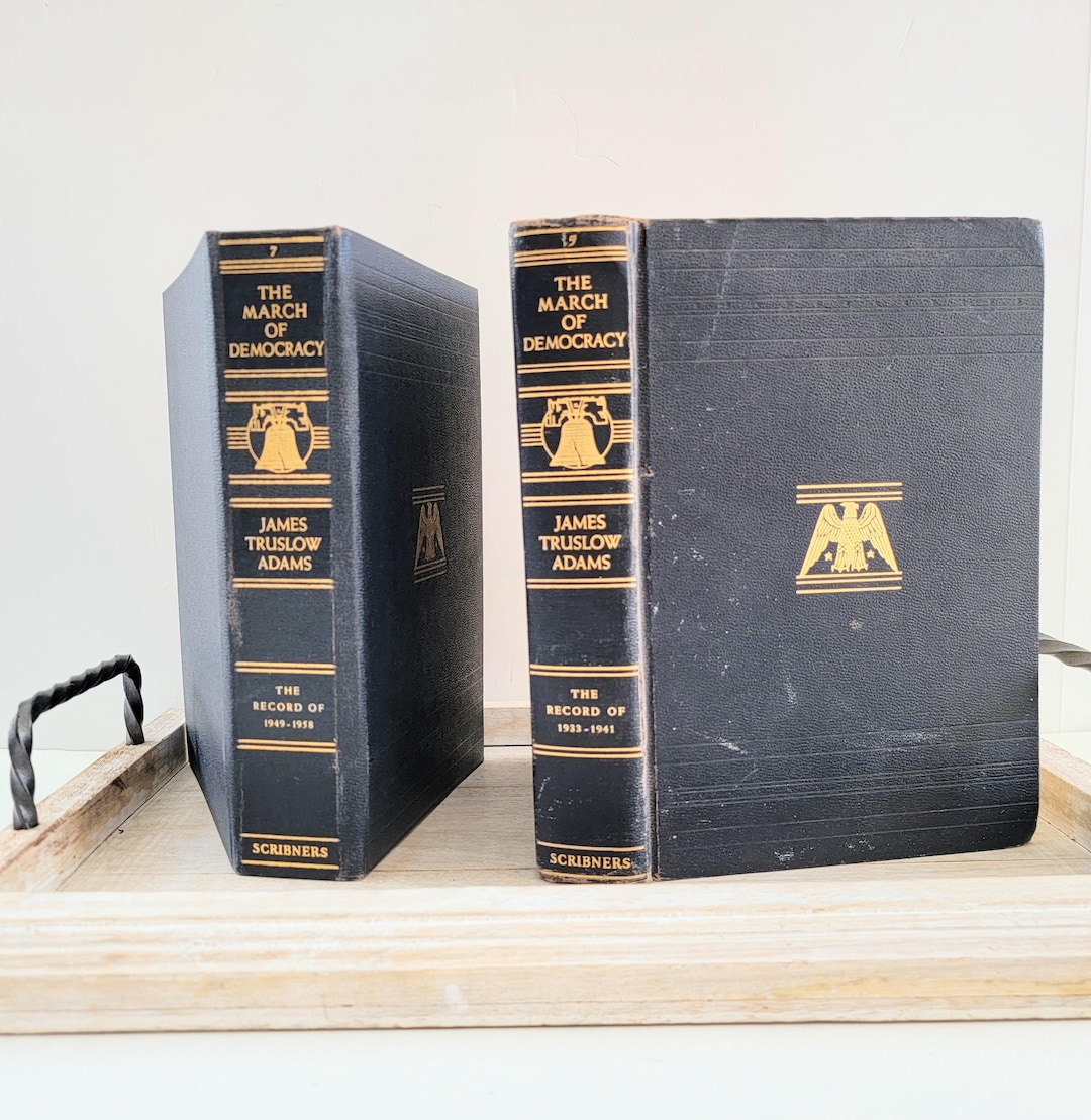 The March of Democracy by James Truslow Adams: History Books (2-book ...