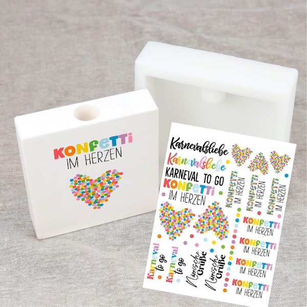 Karneval fasching sticker - Etsy.de