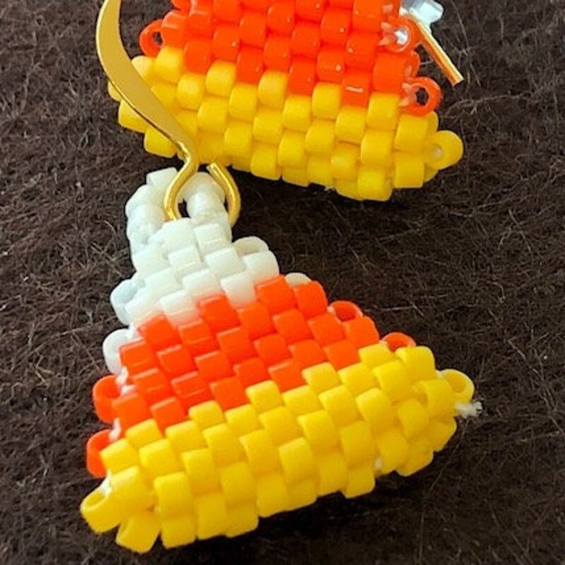 Candy Corn Beads - Etsy