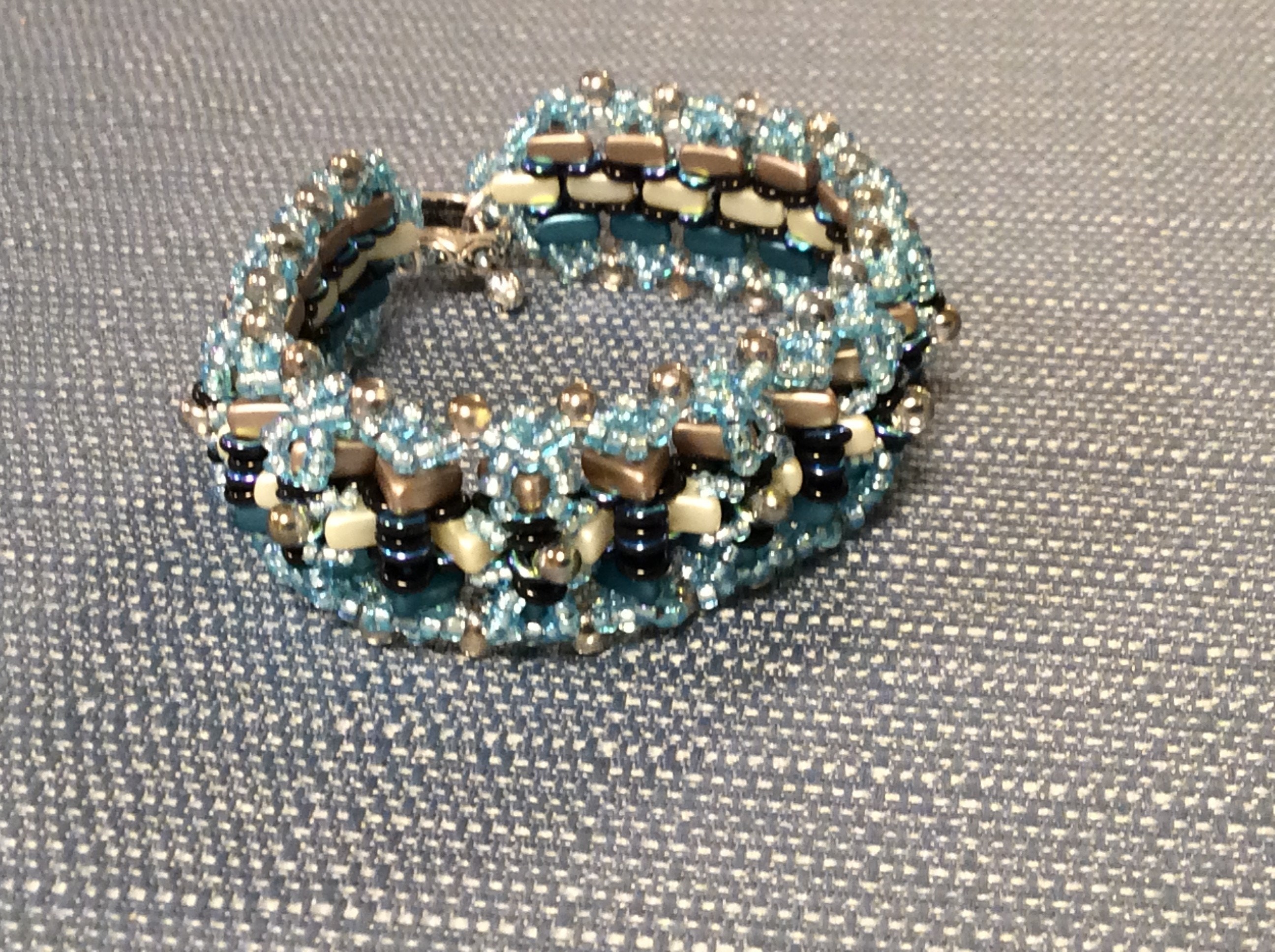 Beaded Bracelet Pattern Tutorial Triple Rhythm 3 Patterns in 1 - Etsy