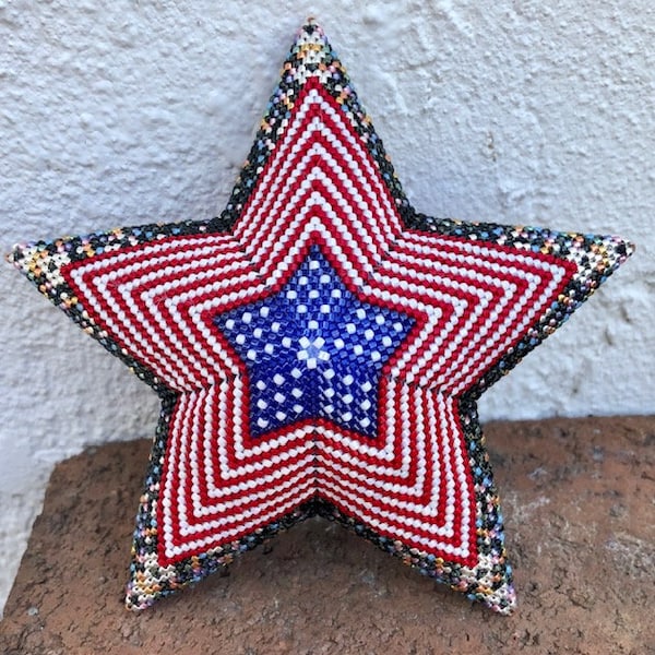 Beaded Star - Etsy