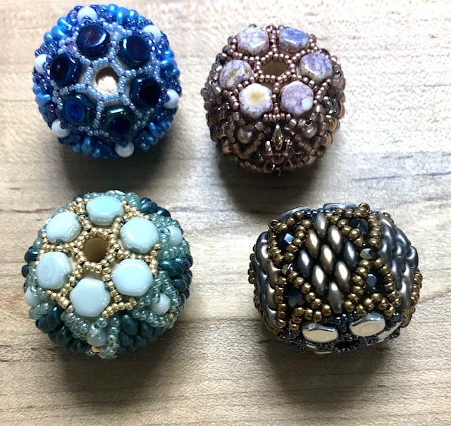 Beaded Bead Pattern Tutorial - Solitaire - Etsy