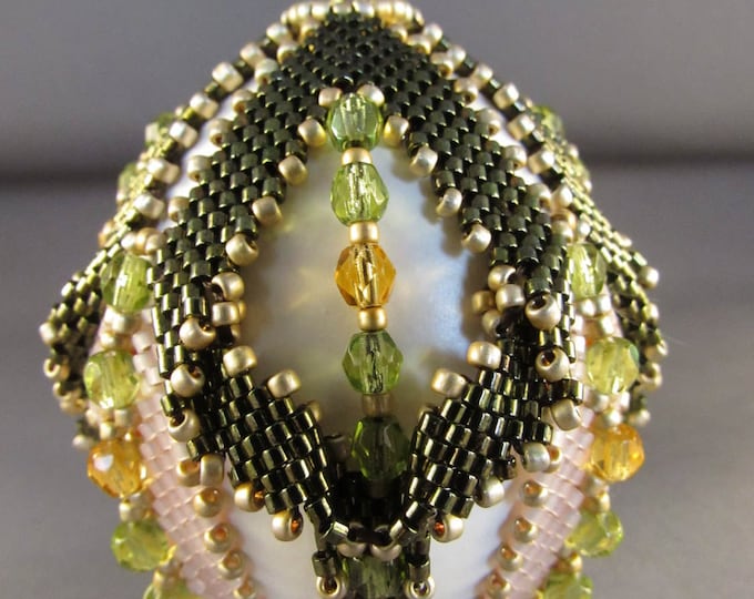 Marchemarch Beaded Egg PDF Pattern Tutorial - Etsy