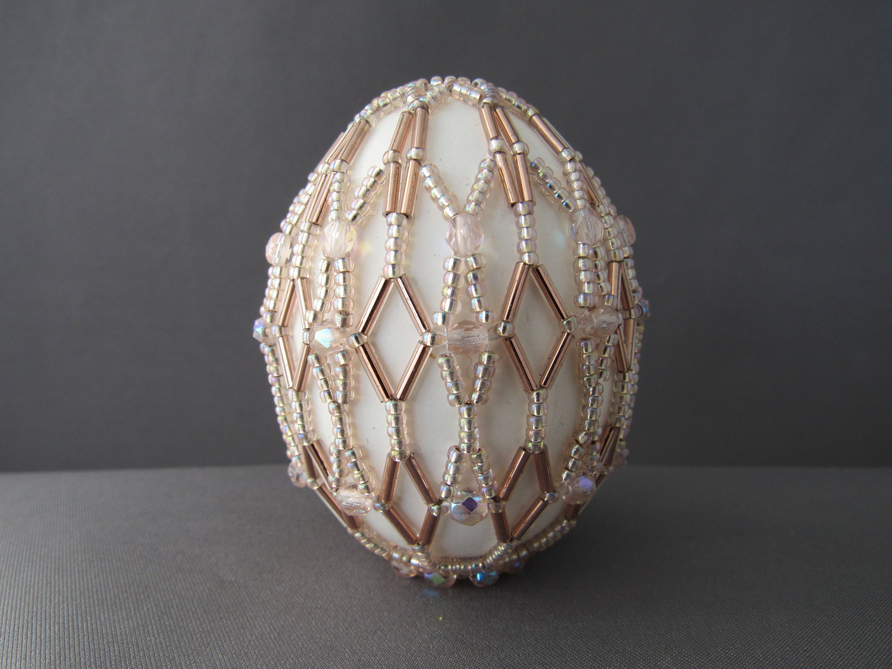 Beaded Egg PDF Pattern Tutorial - Her Eggselency - Etsy