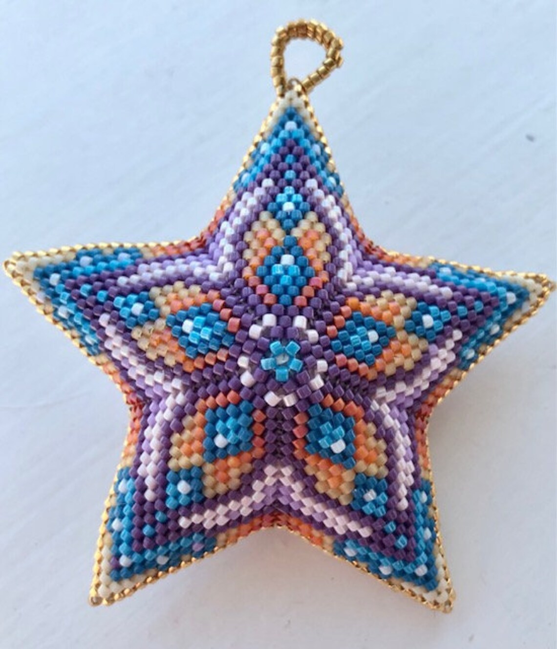 Beaded 3D Puffy Star - Crown Royal - Etsy