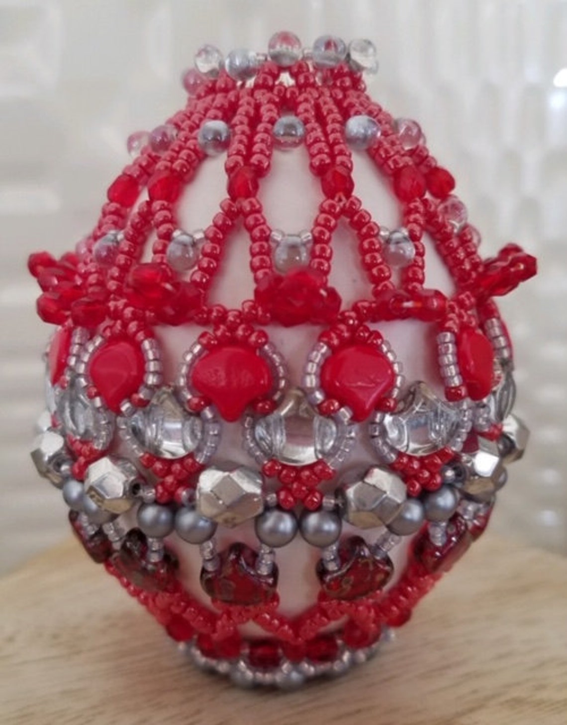 Beaded Egg PDF Pattern Tutorial Fab U Jay - Etsy