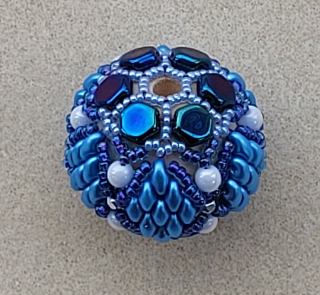 Beaded Bead Pattern Tutorial - Solitaire - Etsy