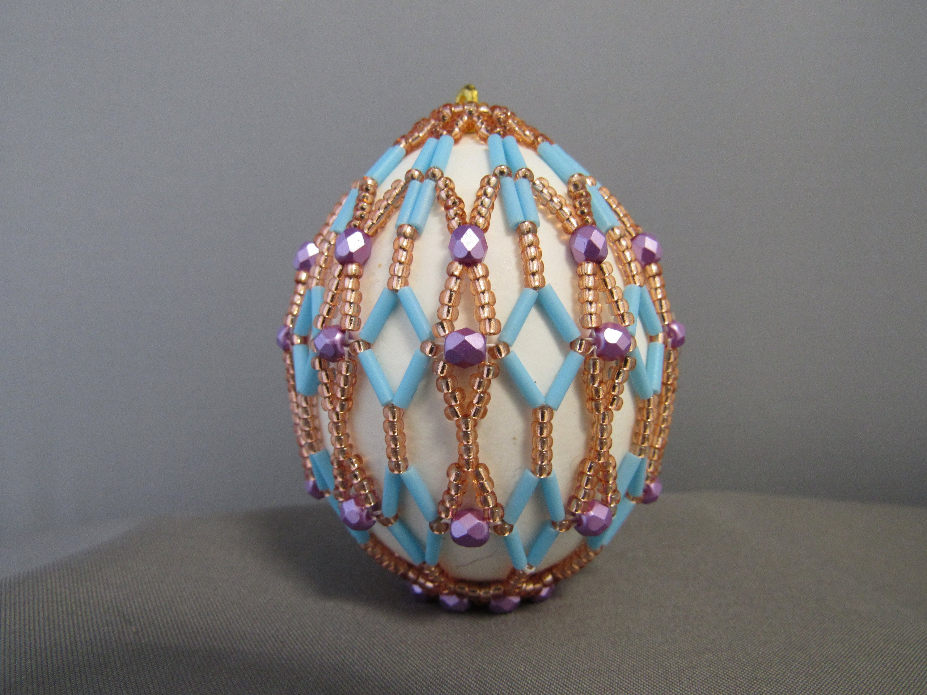 Beaded Egg PDF Pattern Tutorial - Her Eggselency - Etsy