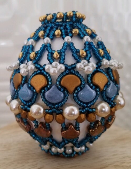 Beaded Egg PDF Pattern Tutorial - Fab U Jay - Etsy