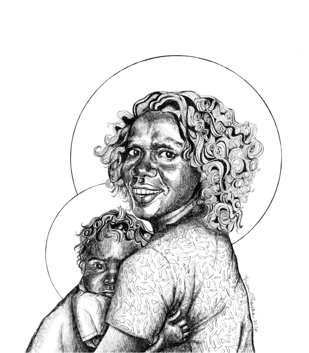 Aboriginal Australian Mother Mary - Universal Mother Project - Etsy