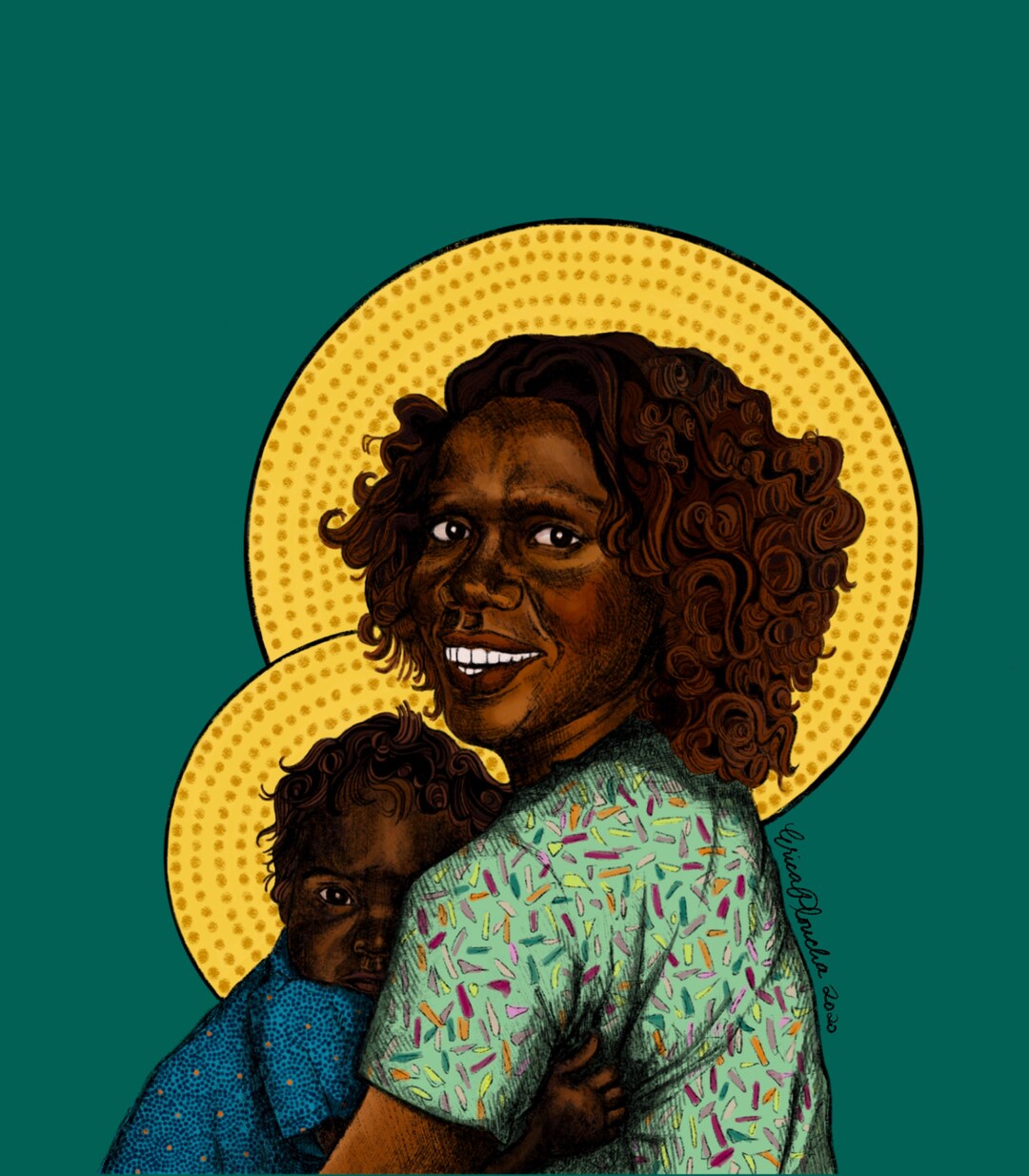 First Nations Australian Mother Mary (more Detail) - Universal Mother ...