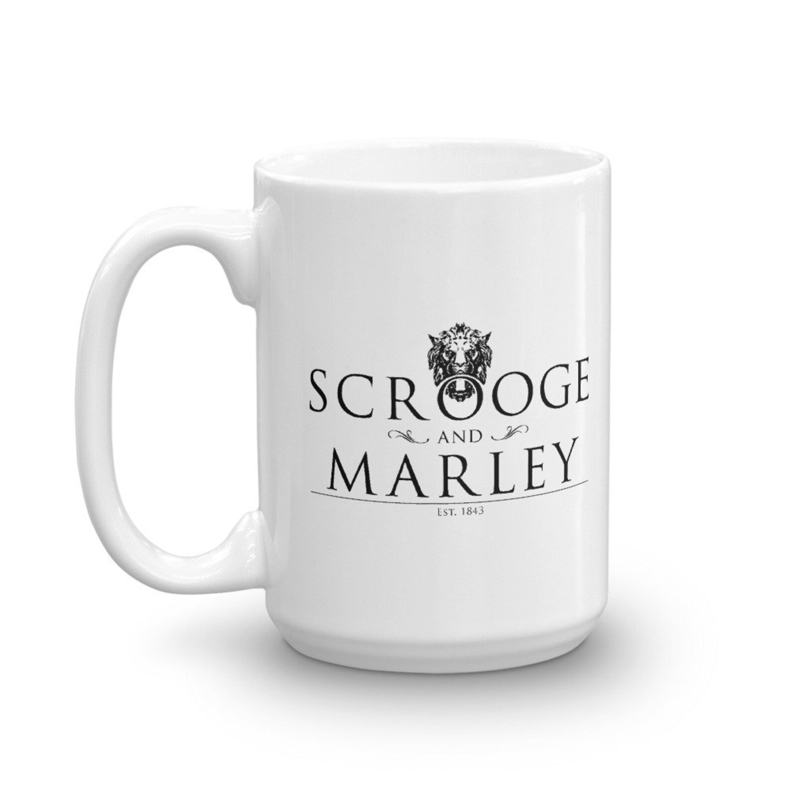 Scrooge & Marley Mug, Lion Head Knocker, Christmas Carol Gift - Etsy