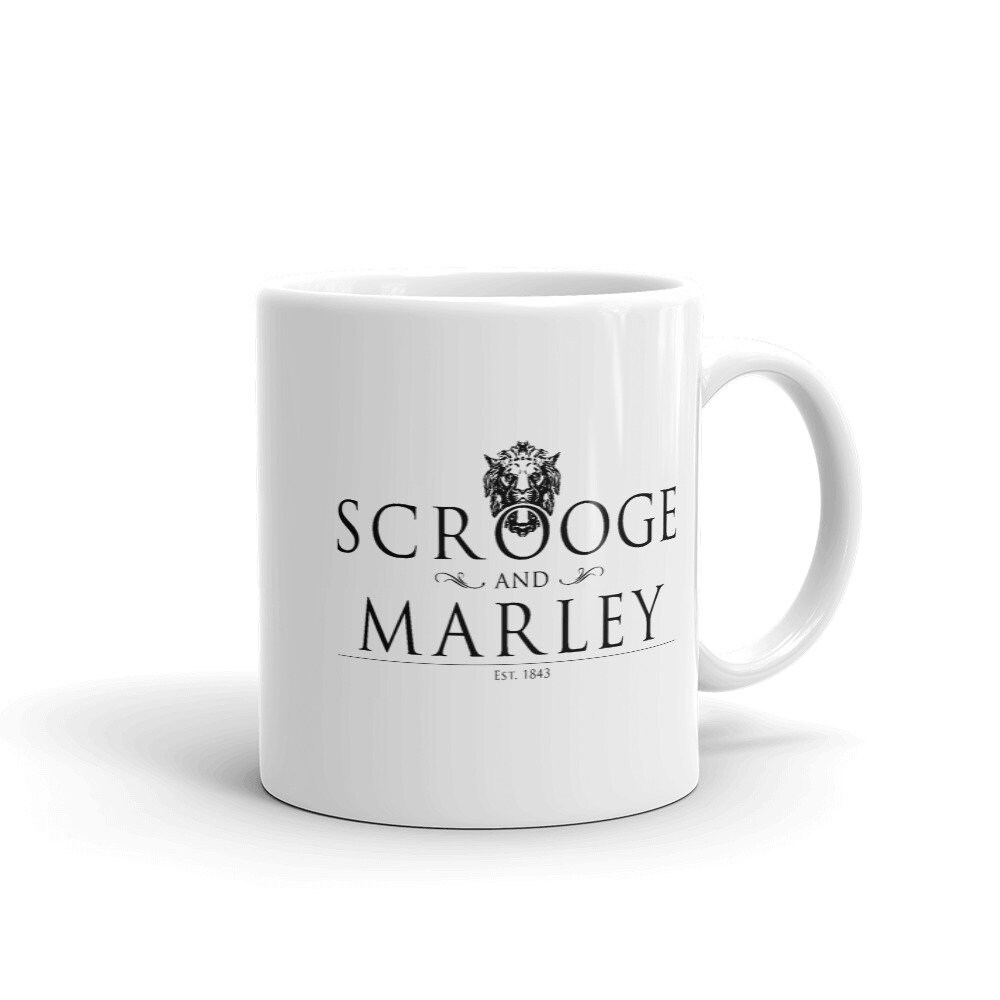 Scrooge & Marley Mug, Lion Head Knocker, Christmas Carol Gift - Etsy