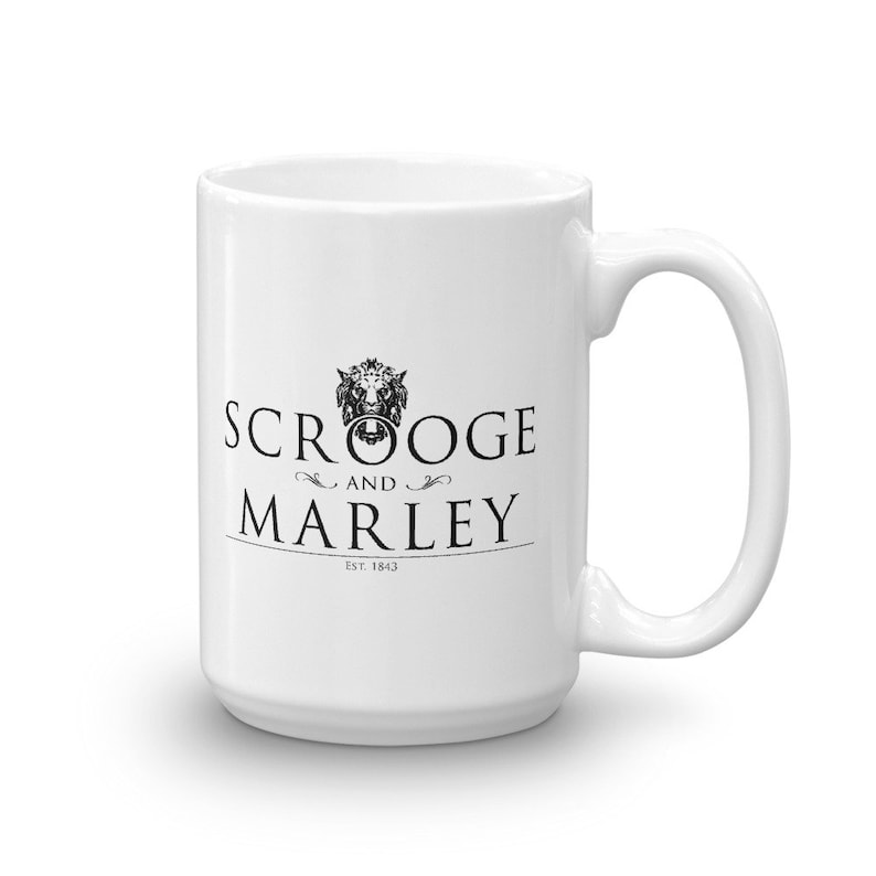 Scrooge & Marley Mug, Lion Head Knocker, Christmas Carol Gift - Etsy