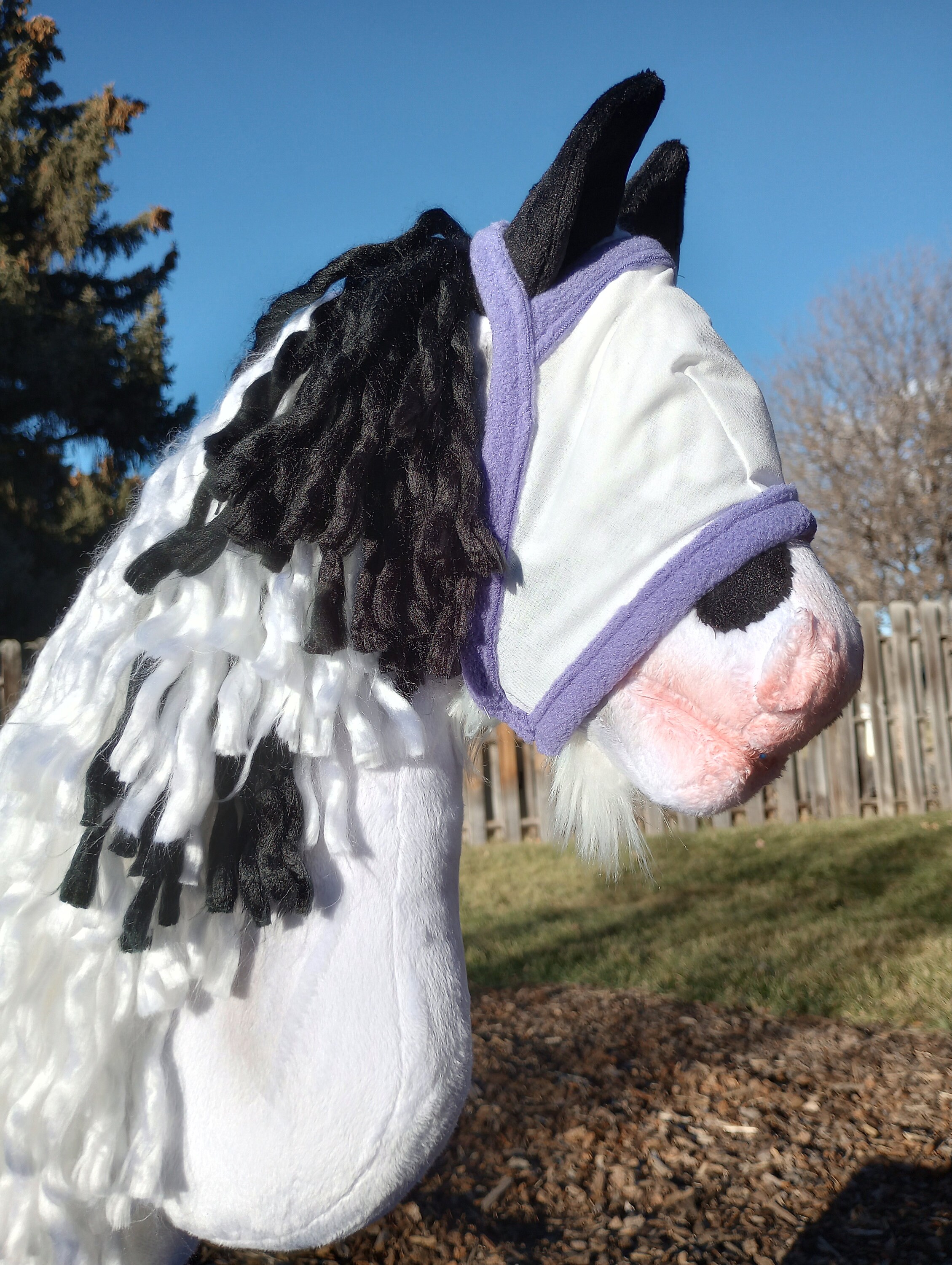 Hobby Horse Fly Mask Purple - Etsy