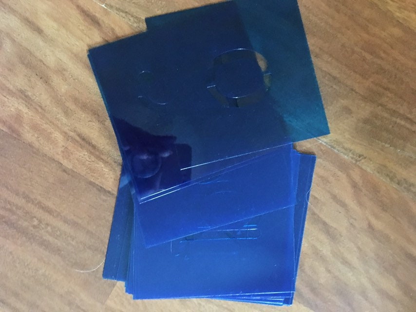 Stampin' Up Dark Blue Stencil Set FREE Shipping - Etsy