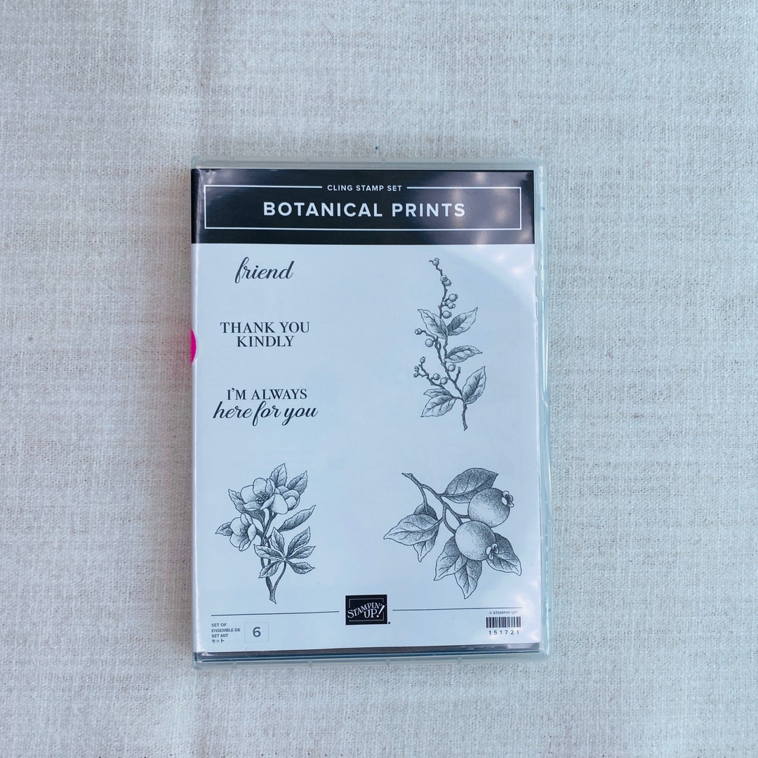Stampin' Up Botanical Prints Stamp Set With Botanical - Etsy