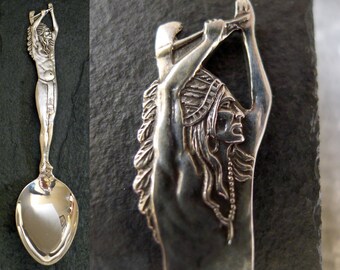 Indian chief spoon | Etsy