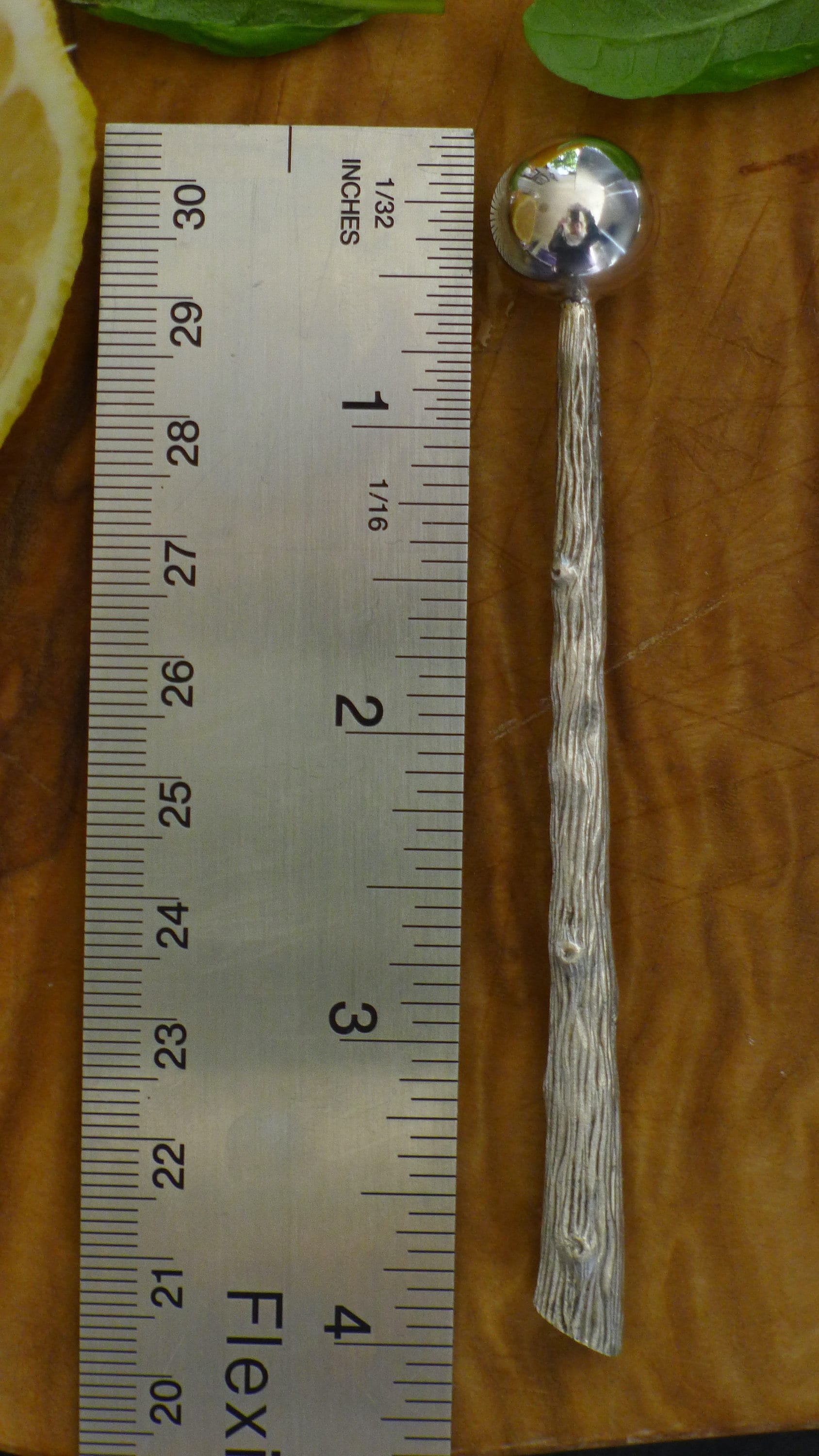 Rare TIFFANY & CO. Branch Sterling Silver Bar Muddling Tool Mid Century ...