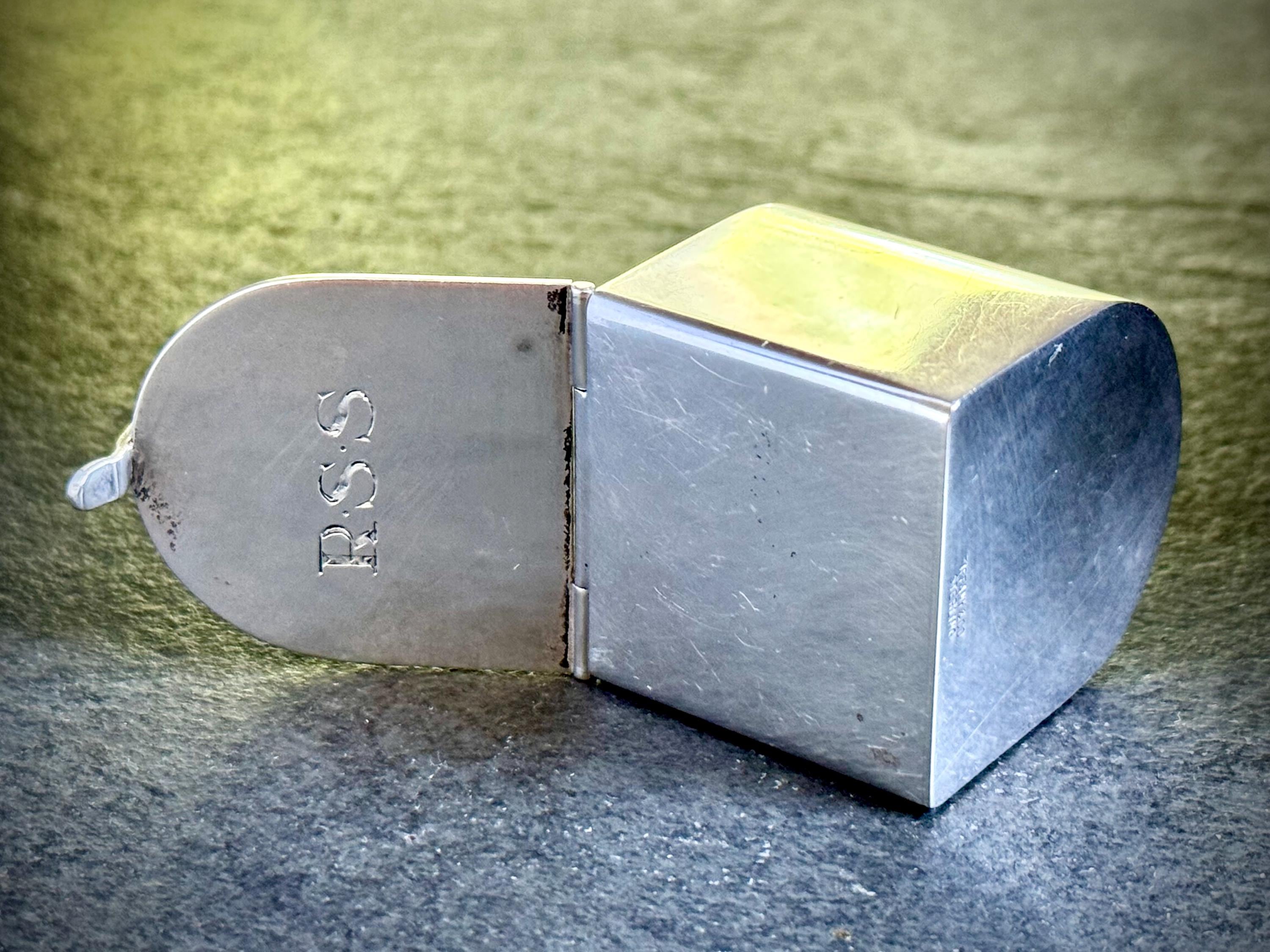 Vintage Tiffany & Co. Sterling Mailbox Postage Stamp Holder Mid Century ...