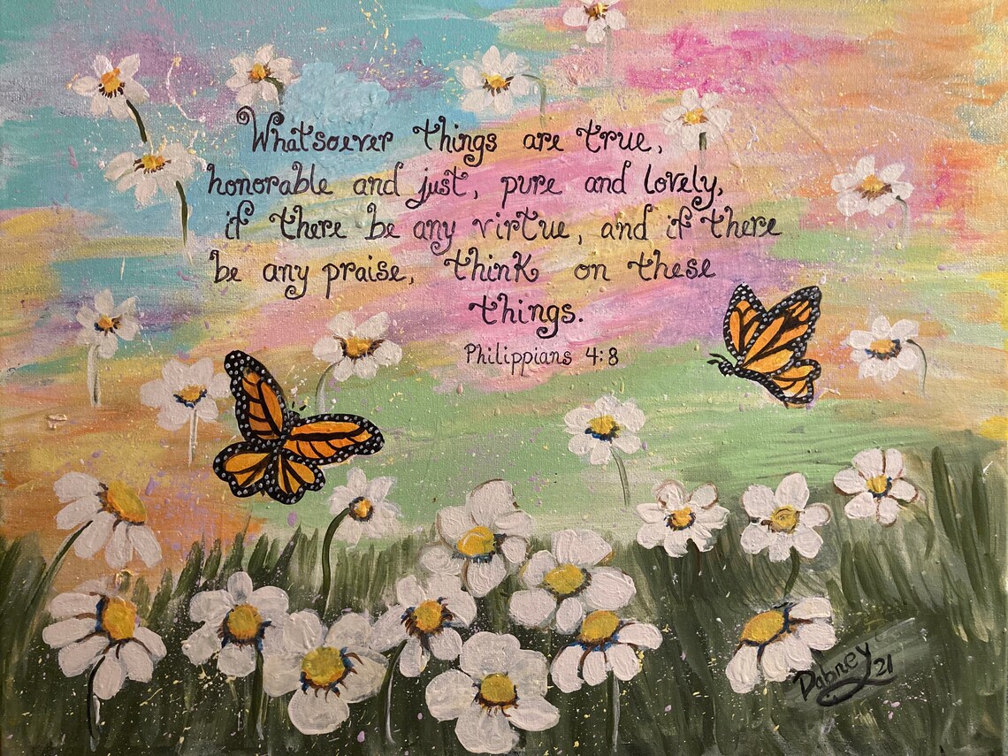 16X20 Scripture Art Original Painting - Etsy