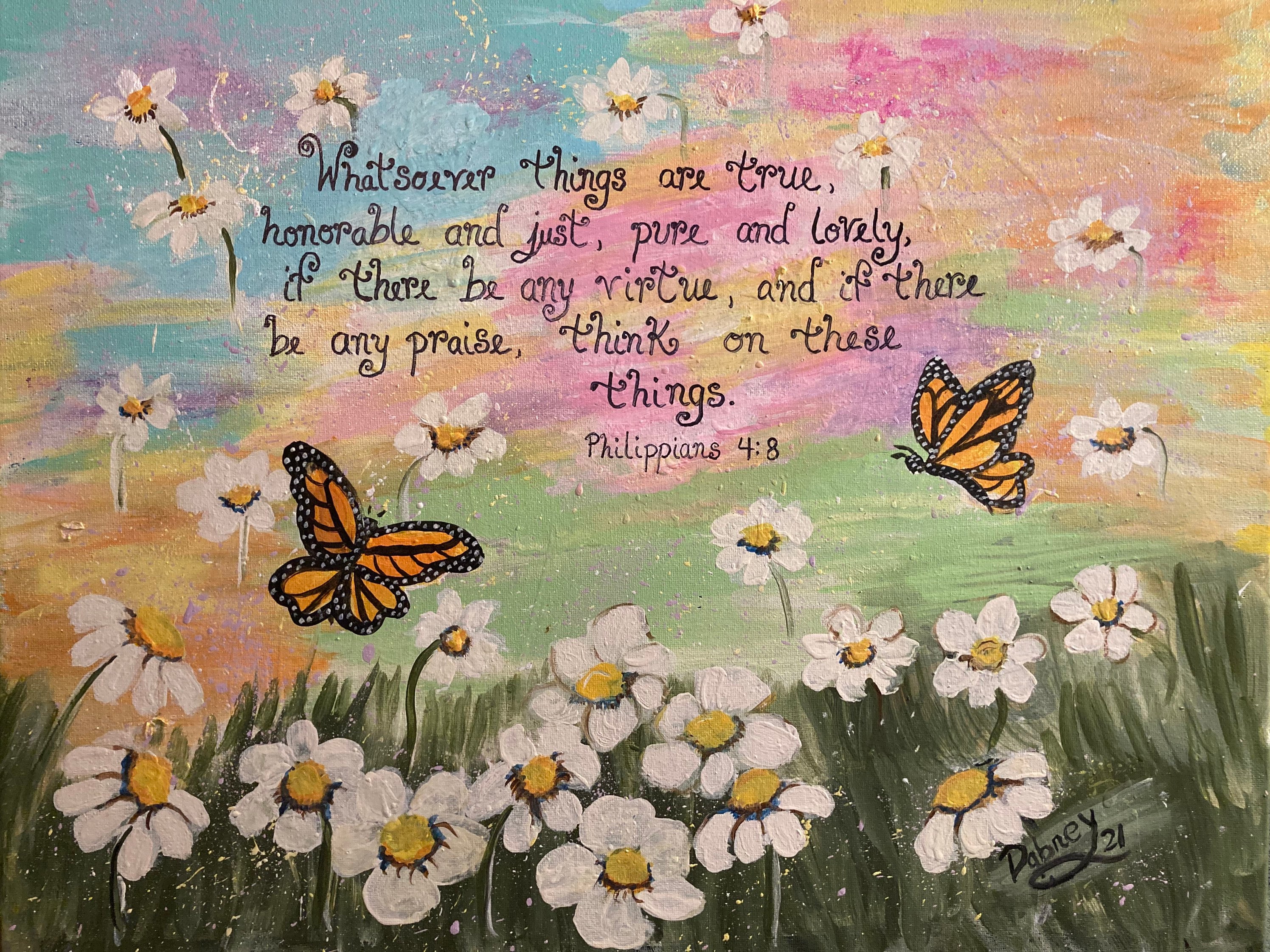 16X20 Scripture Art Original Painting - Etsy