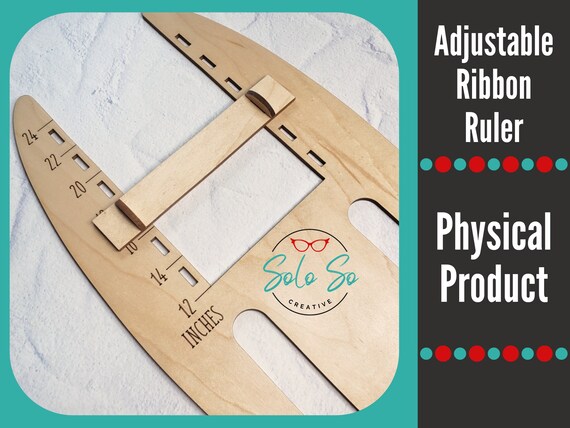 Adjustable Ribbon Ruler String Ruler Ribbon Bobbin Template - Etsy