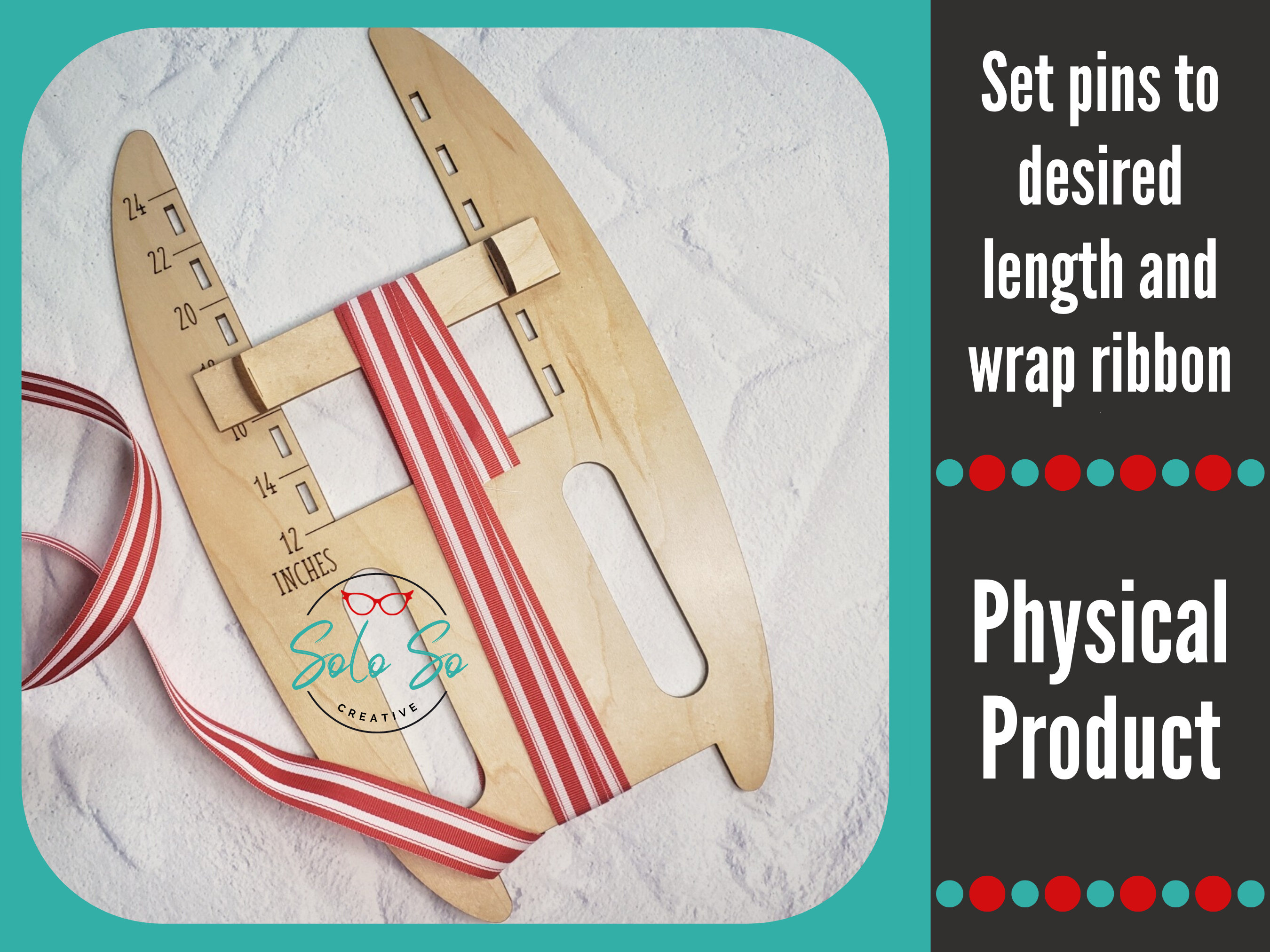 Adjustable Ribbon Ruler String Ruler Ribbon Bobbin Template - Etsy